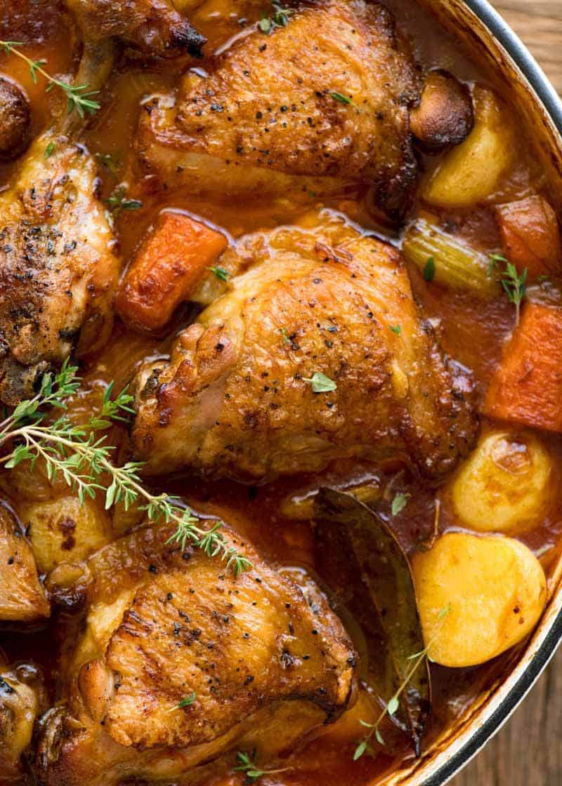 Frango estufado com batatas | Ruralea