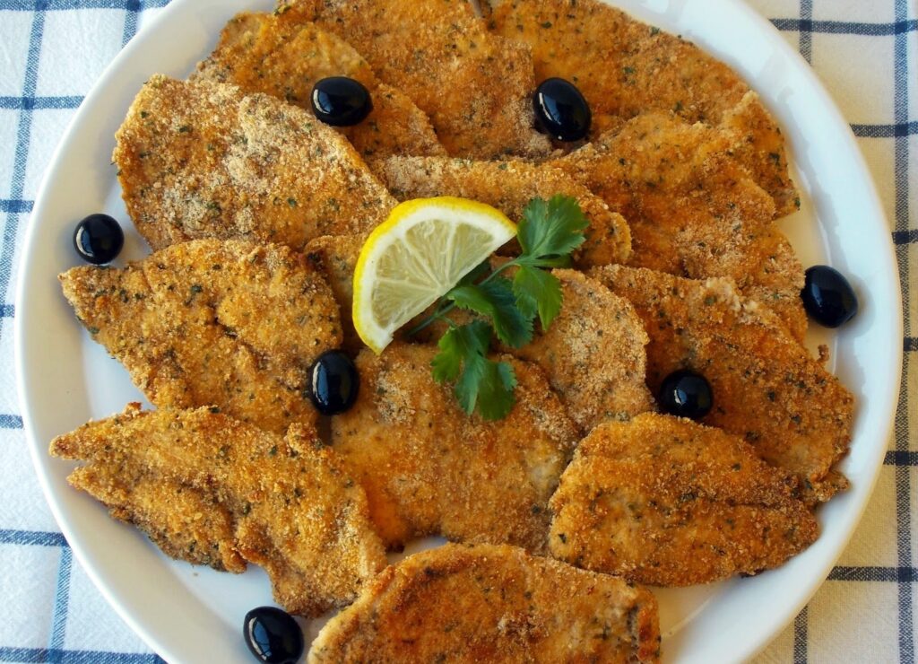 Bifes de frango panados no forno | Ruralea