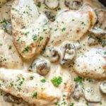 Frango com natas e cogumelos | Ruralea