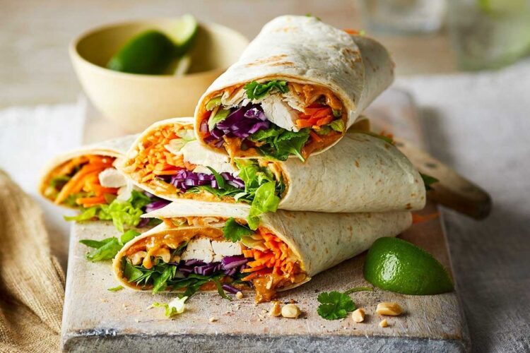 Wraps de frango | Ruralea