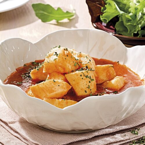 Tiras de pota estufadas | Ruralea