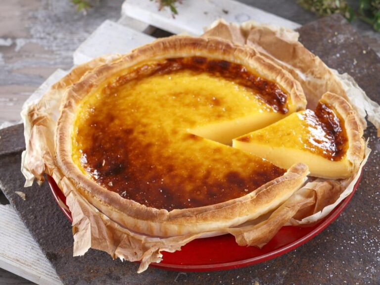 Tarte de natas fácil e rápida | Ruralea