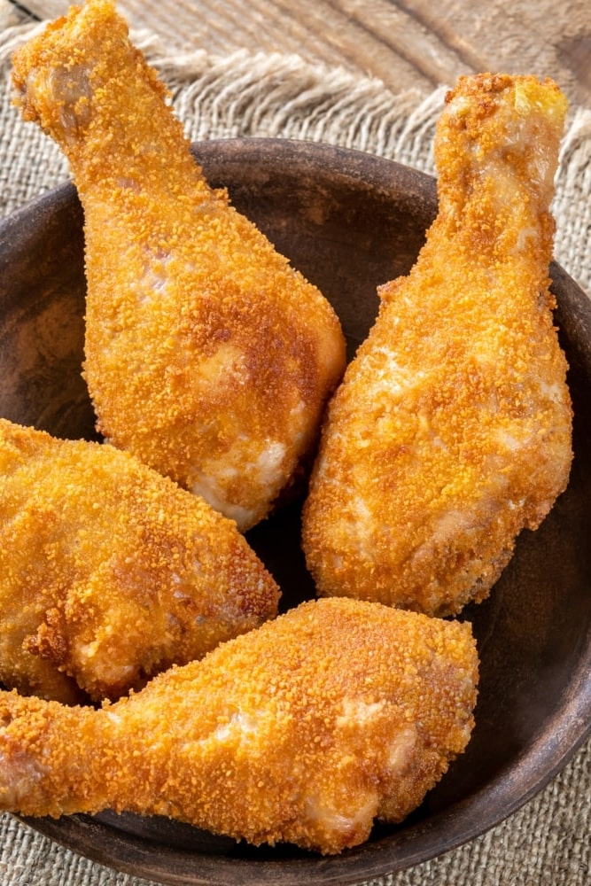 Pernas de frango fritas à portuguesa | Ruralea