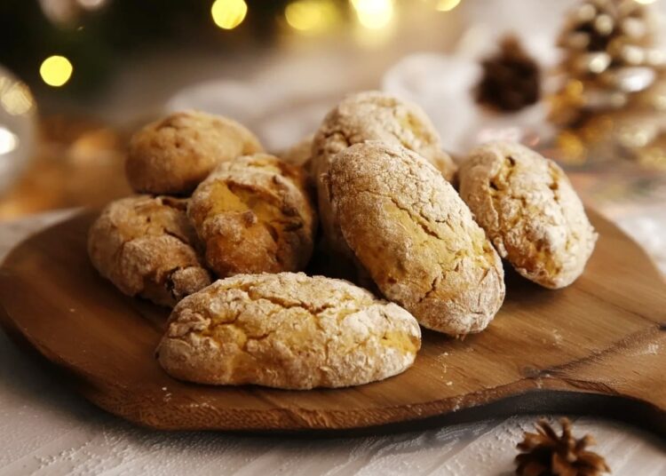 Broinhas de batata doce de Natal