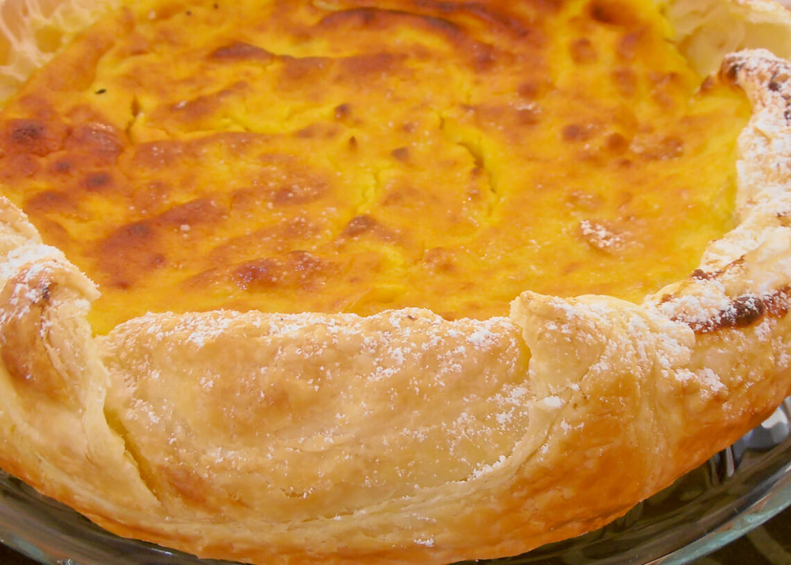 Tarte de nata com massa quebrada | Ruralea